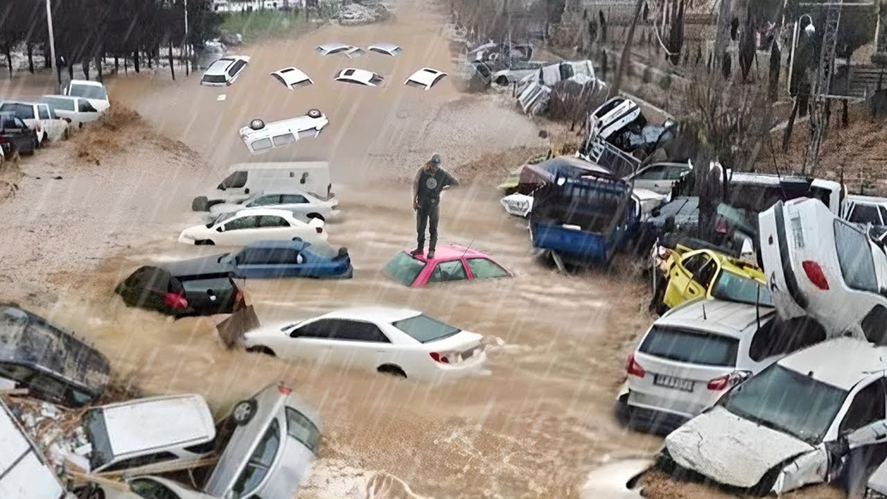 Dramatic Footage Of Flooding In Turkey Flash Floods In Ankara Today