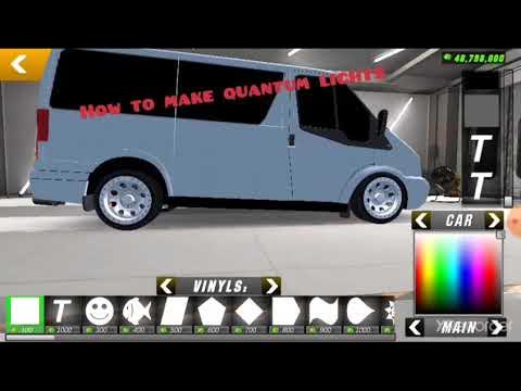 how to make quantum lights in car parking multiplayer - YouTube