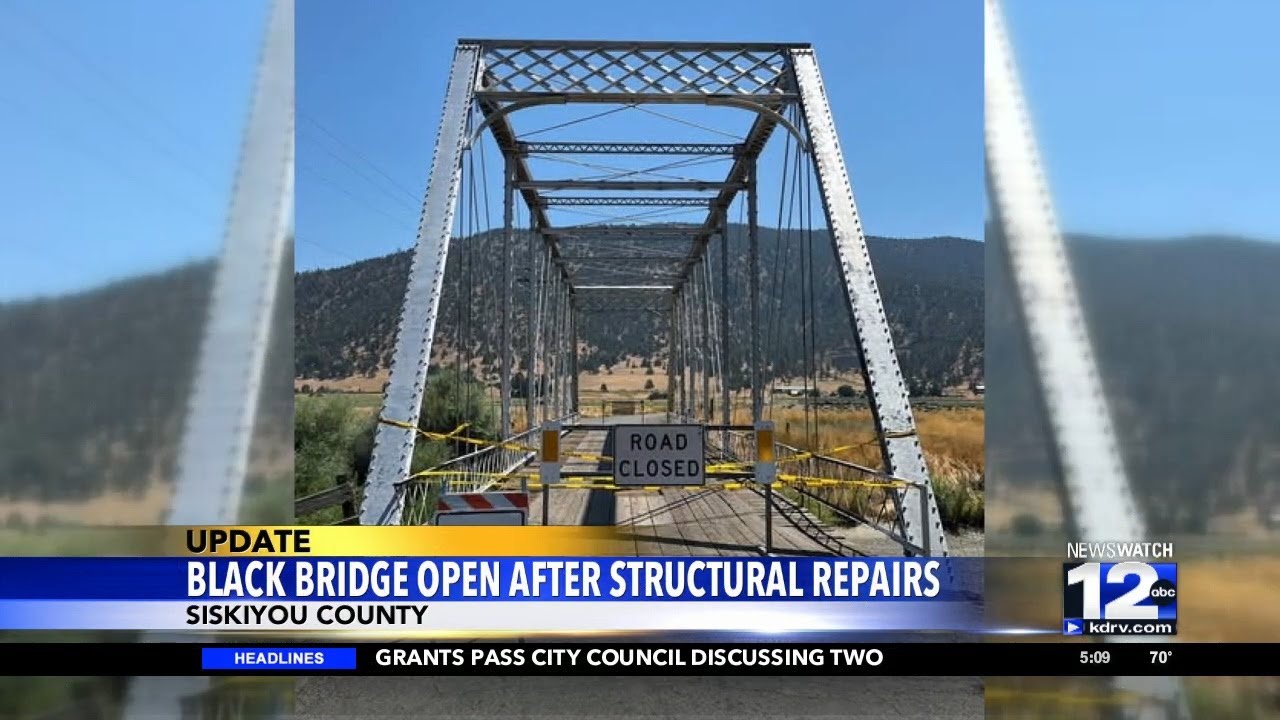 Black Bridge reopen after structural repairs - YouTube