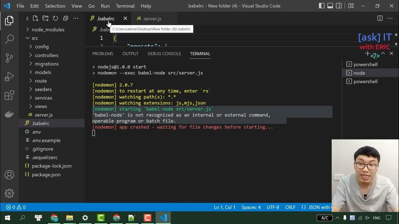 #17.1 Lưu Ý Khi Thực Hiện Dự Án Backend Node.js | Khóa Học Node.JS & React Cho Beginners - YouTube