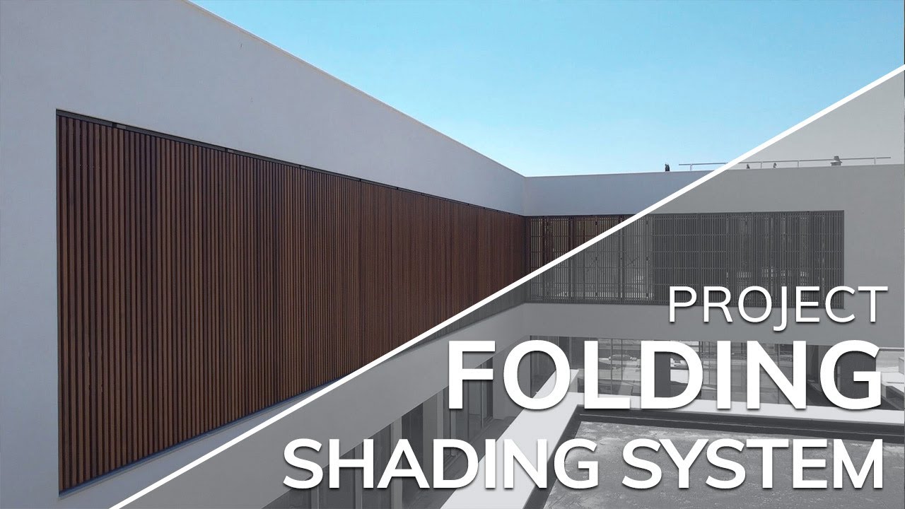 Vertical Folding shading sysytem │PRE 70, Cyprus - YouTube