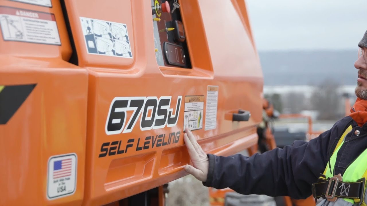 Pre Start Inspection 3B (JLG Boom Lift) - YouTube