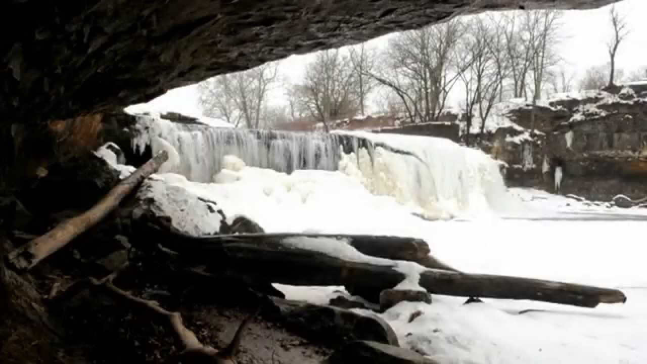 Cataract Falls in Winter - YouTube
