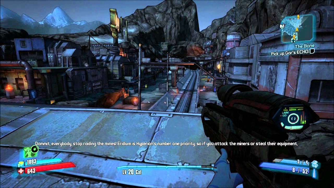 Borderlands2 Cursed Weapon (The Bane Gun) quest part34 - YouTube