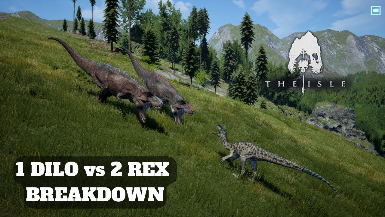 How to solo TWO Adult Rexs' as Dilo - Combat Guide & Breakdown - The ...