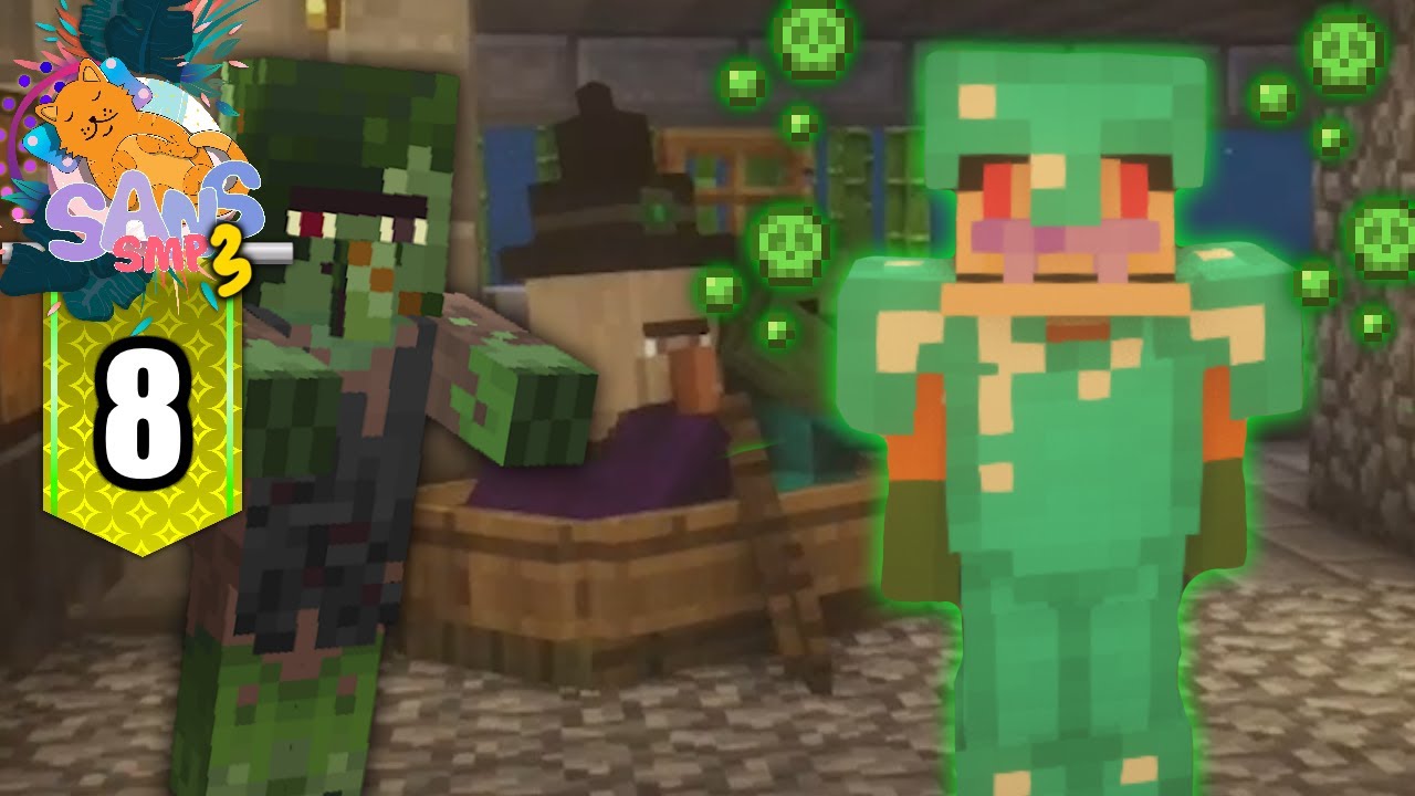 Minecraft Sans SMP S3 - Bersahabat Dengan Witch (8) - YouTube