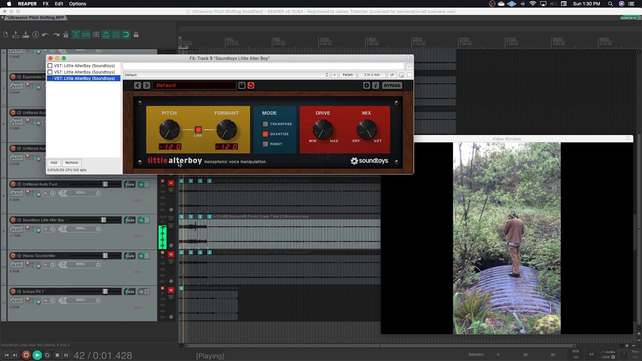 Sound Design - Ultrasonics and Pitch Shifting - YouTube