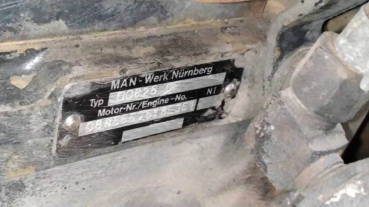 MOTOR MAN D0826 GF 155 CV - YouTube