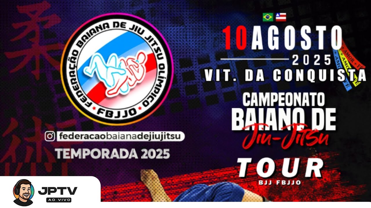 AO VIVO | CAMPEONATO BAIANO DE JIU-JITSU 2025 – TRANSMISSÃO OFICIAL ...