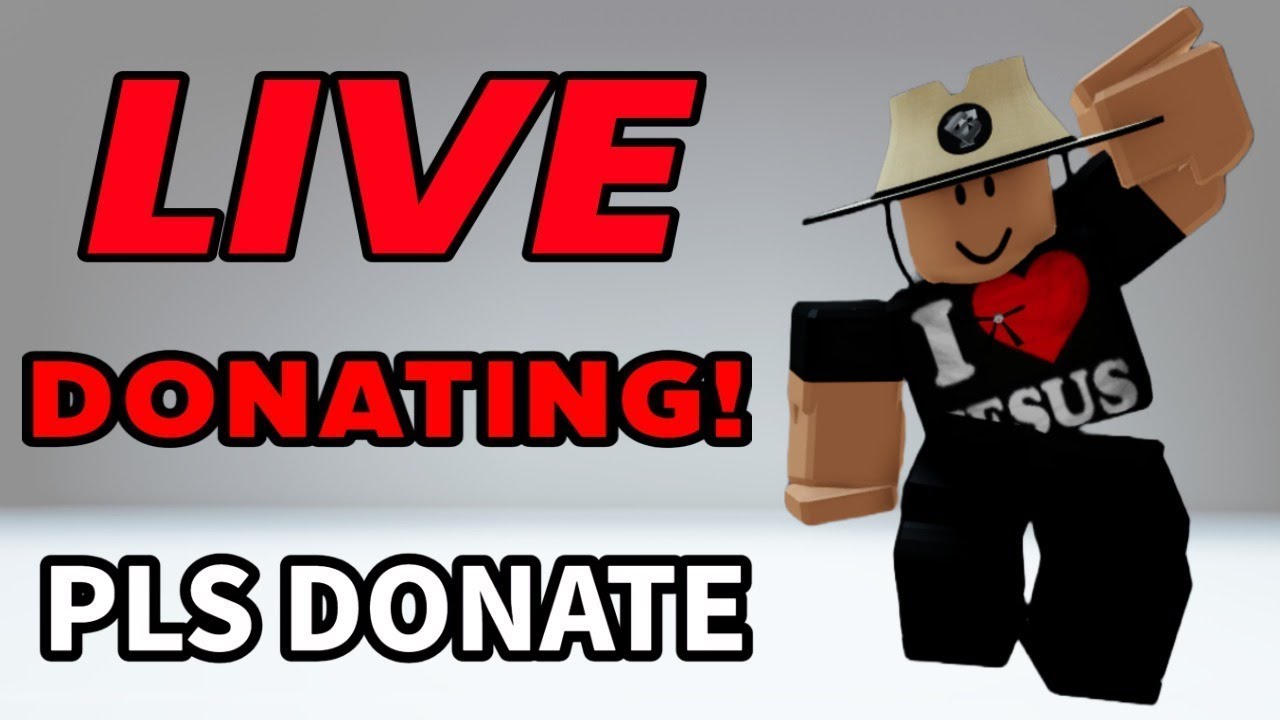 🔴LIVE DONATING TO EVERY VIEWER IN PLS DONATE🔴 - YouTube