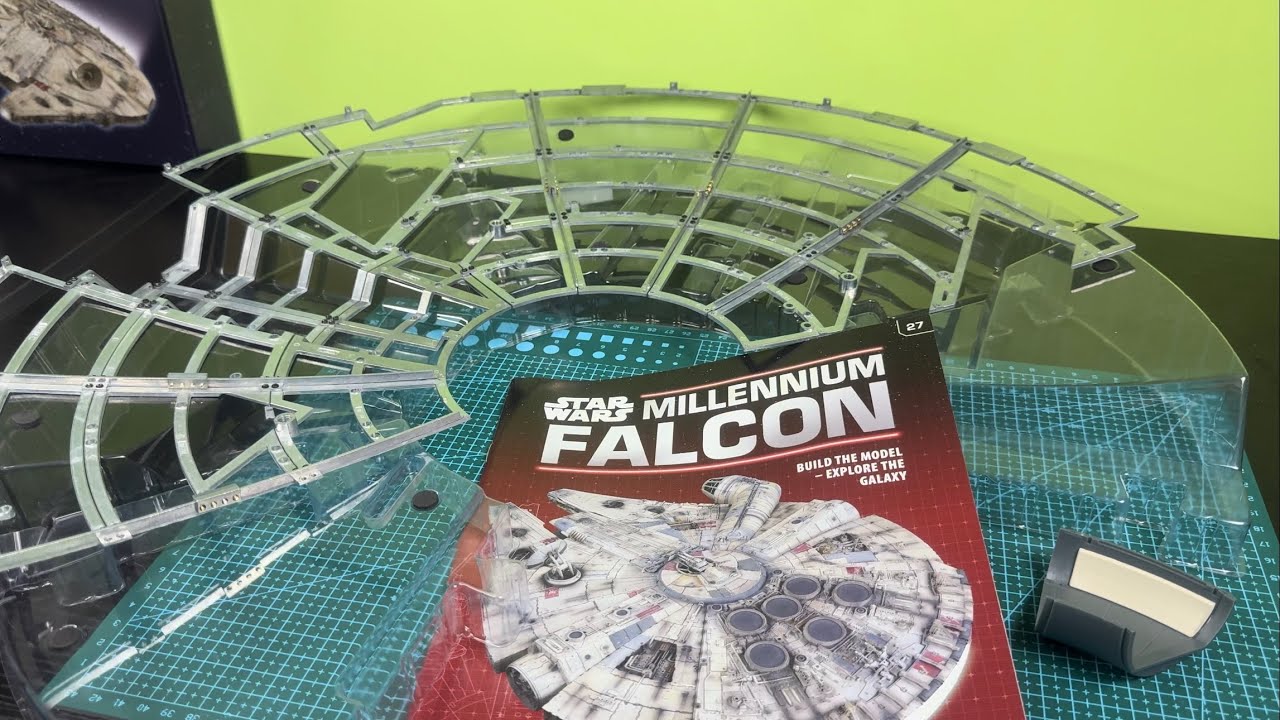 Build the Star Wars millennium falcon pack 6 issue 27#starwars# ...