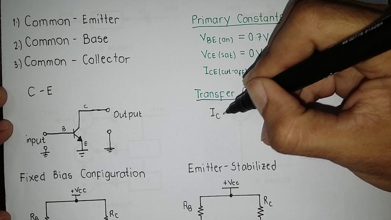 Introduction to BJT Circuit and Problem #1 - YouTube