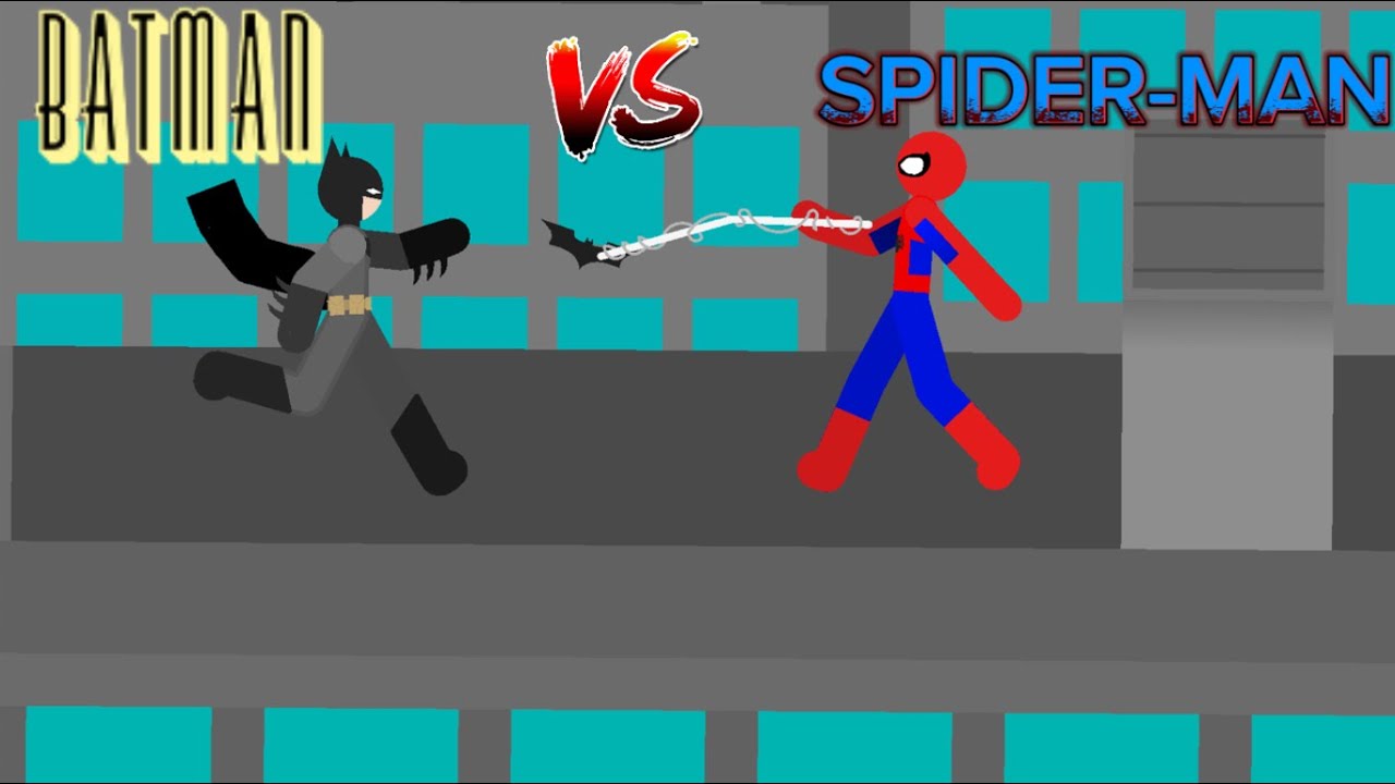 BATMAN V SPIDER-MAN (STICK NODES ANIMATION) - YouTube