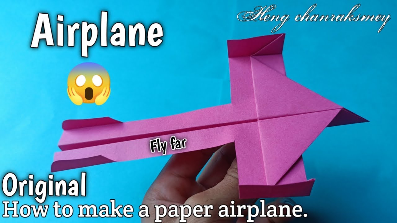 BEST PAPER PLANE | World Record Paper Airplane Challenger/How To Make A ...