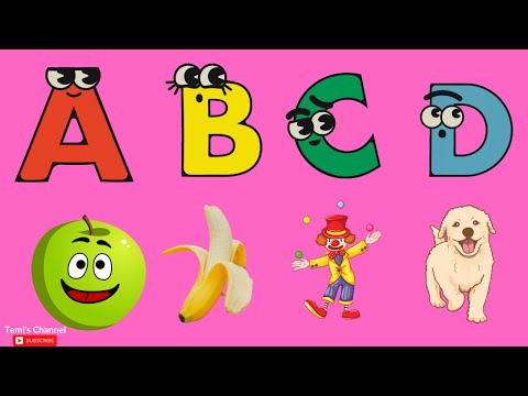 ABC | Learn Alphabet With Live Examples | Animated Video With Video ...