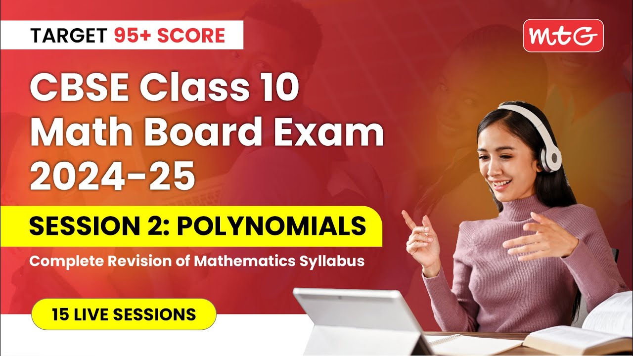 MTG Live Revision & Practice Sessions for Class 10 Math Board Exam ...