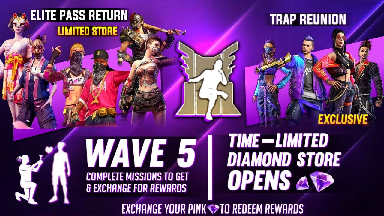 HALLOWEEN PINK DIAMOND STORE RETURN | FREE FIRE NEW EVENT | PINK ...