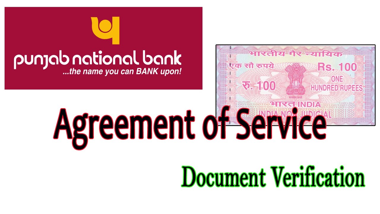 Agreement Of Service Punjab National Bank Document Verification agreement-of-service-punjab-national-bank-document-verification
