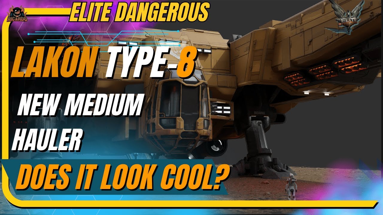 FIRST LOOK! Elite Dangerous LAKON TYPE 8 - what do you think? - YouTube