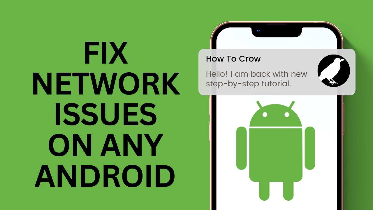 How to Fix Network Issues on Any Android - YouTube