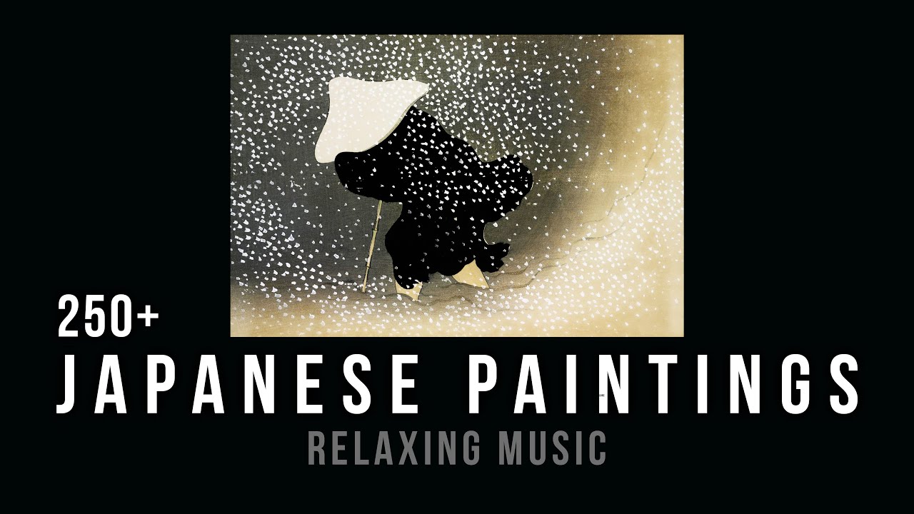 250+ Japanese Fine Art Paintings in 4K/ Relaxing Music/ Teatime/ Coffee ...