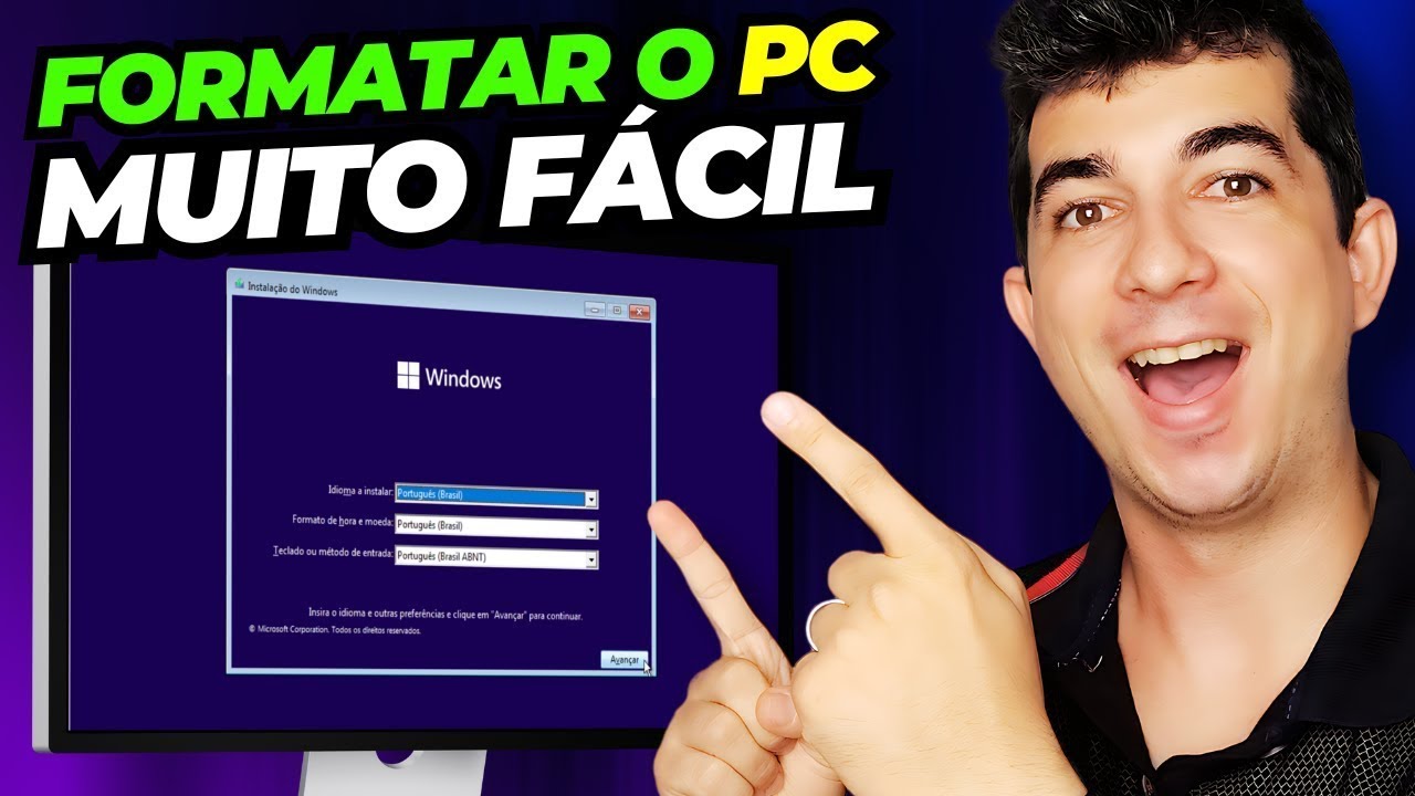 Como FORMATAR o PC e Instalar o Windows 10 SEM PERDER os Arquivos ...