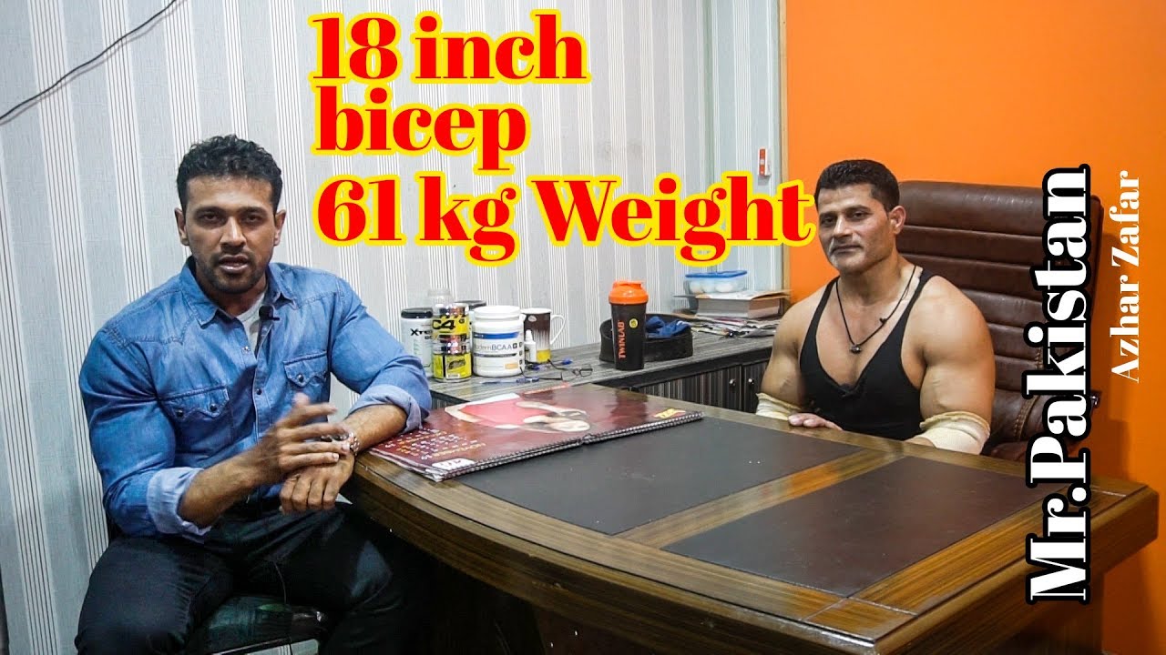 Complete Interview of Azhar Zafar about bodybuilding carrier - YouTube