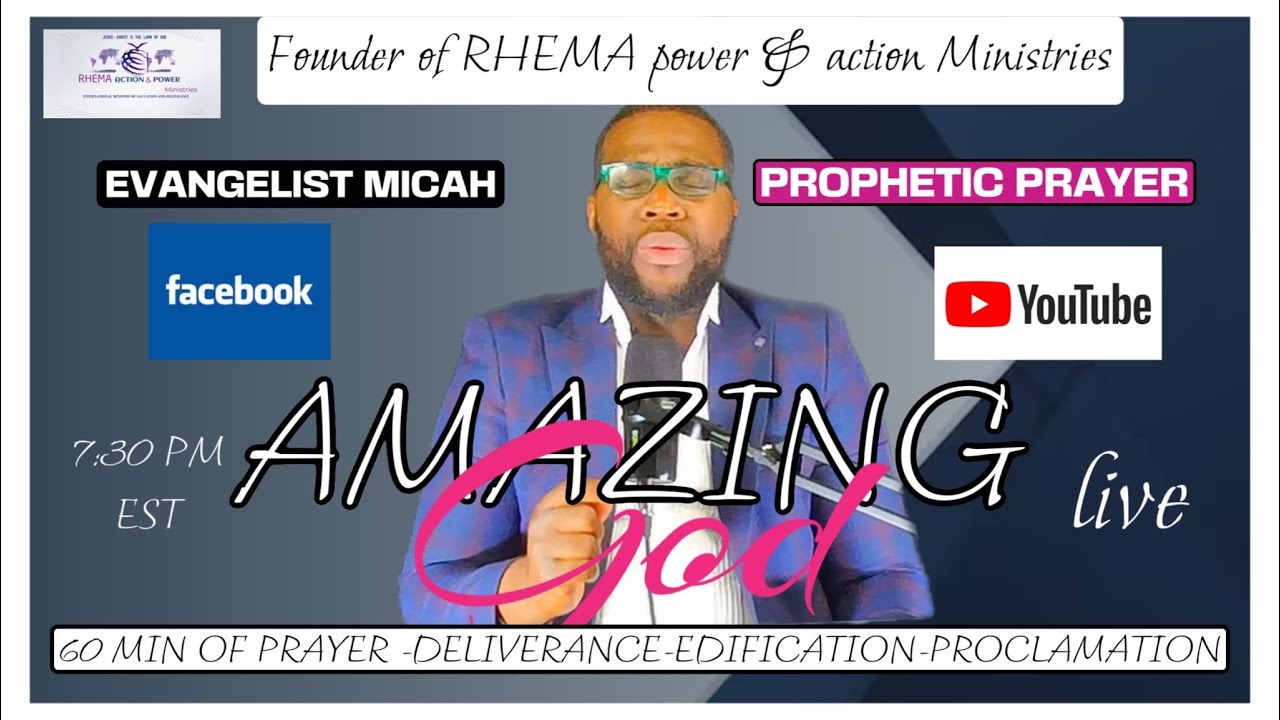 AMAZING GOD WITH EVANG TD.MICAH - YouTube