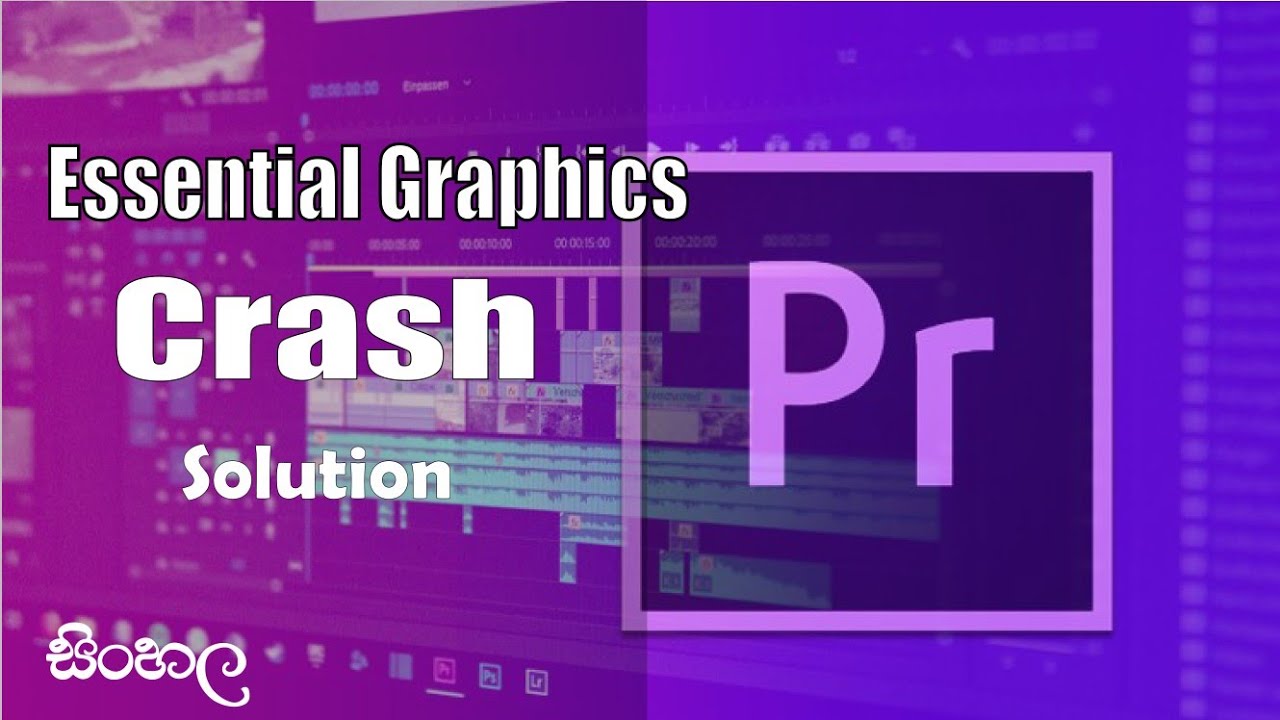 How to fix essential graphics crash in adobe premiere pro - YouTube