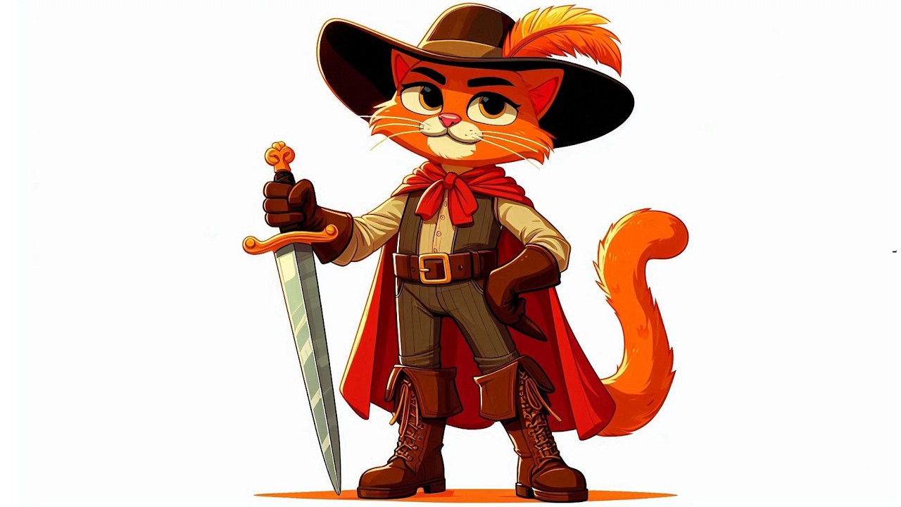 Learn FRENCH - French & English Story (Puss in Boots) - YouTube