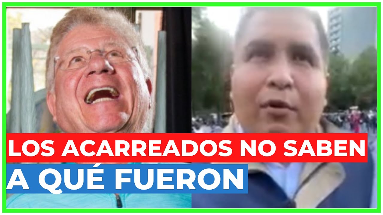 😂 "VAN COMO BURROS": los ACARREADOS a la MARCHA de AMLO NO SABEN qué es ...