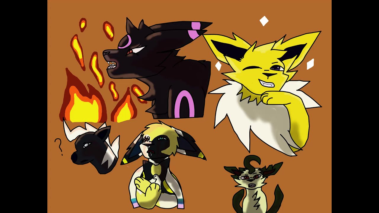 Pokemon oc doodles- Speedpaint - YouTube