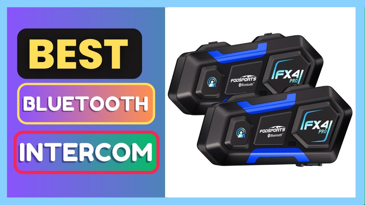 Best 2pcs Fodsports FX4 Pro Motorcycle Intercom Helmet - YouTube