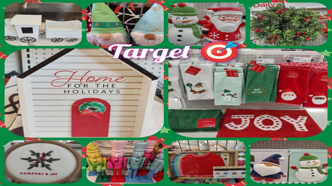 🎯👑🤩🎄🎅🎀 Target 🎯 Dollar Spot& Threshold Christmas Decor 2021!! Brand New ...