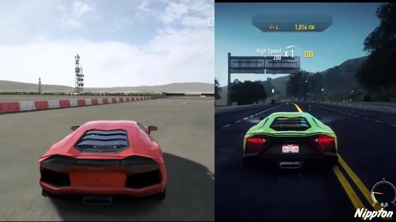 Lamborghini Aventador || Forza 5 vs NFS: Rivals || Xbox One Graphics ...