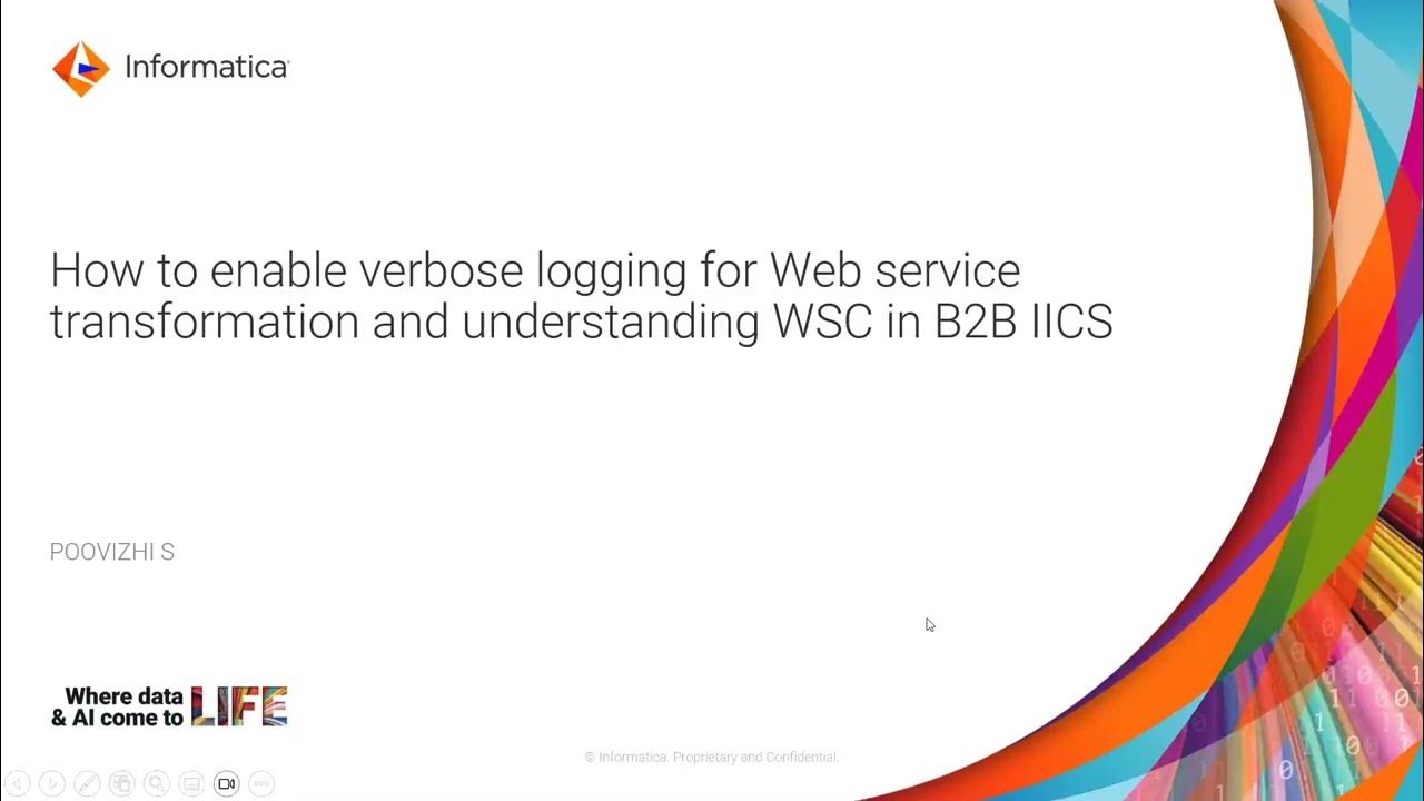 How to Enable Verbose Logging for Webservice Consumer Transformation in B2B IICS - YouTube