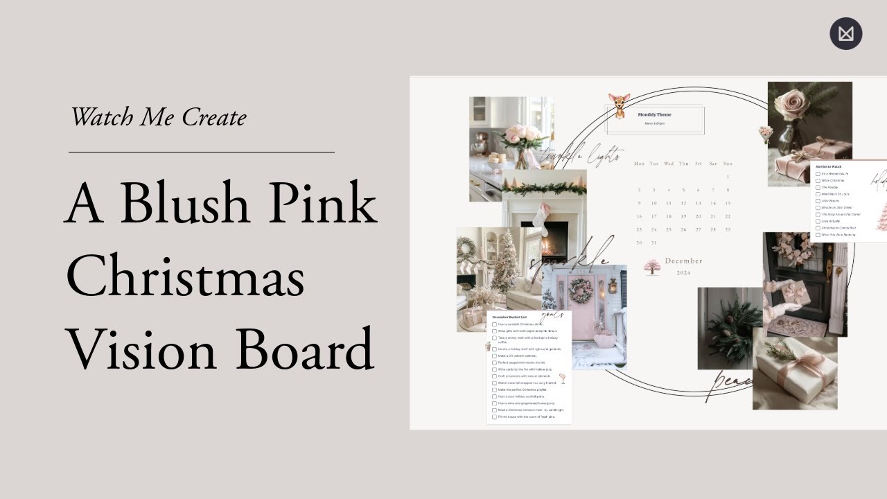 Milanote in Action: Christmas Vision Board - YouTube