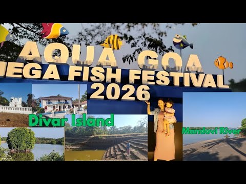 Mandovi River Ferry Ride to Divar Island ⛴️ | Aqua Goa Mega Fish ...