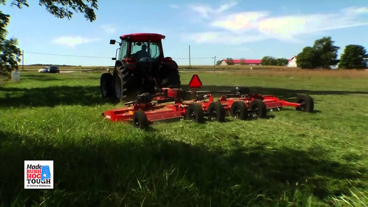 Bush Hog 1815 Flex Wing - YouTube