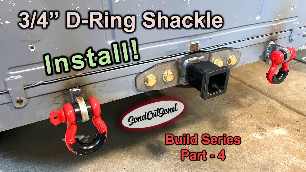 M416 3/4" D Ring Shackle Install, Trailer Build Part-4 - YouTube