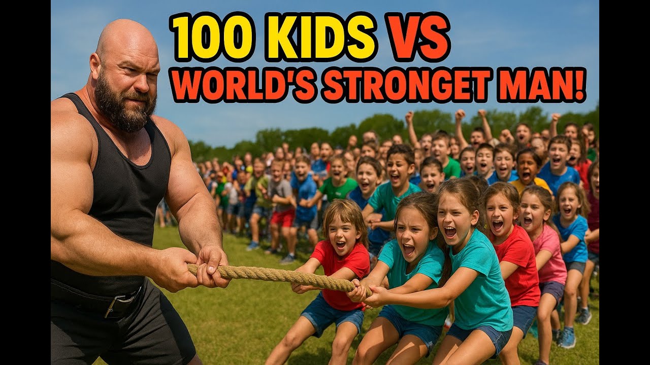 100 Kids vs Strongman Who Wins 2025 - YouTube