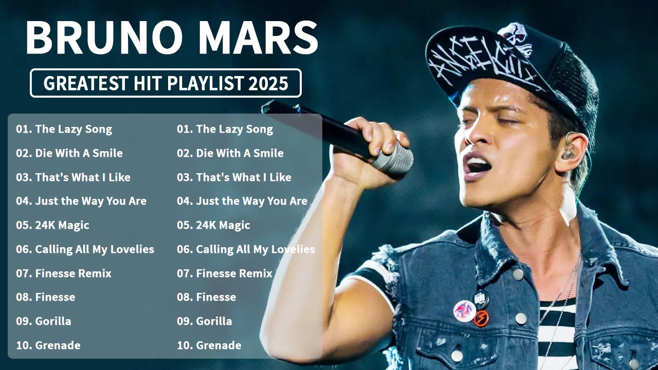 BRUNO MARS Full Hits Songs Collection Album 2025 | BRUNO MARS Best ...
