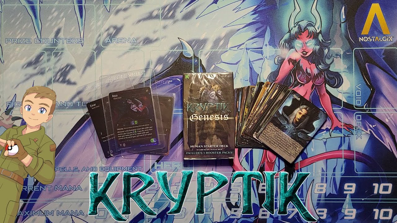The HOTTEST New TCG On The Block! *Kryptik TCG* - YouTube