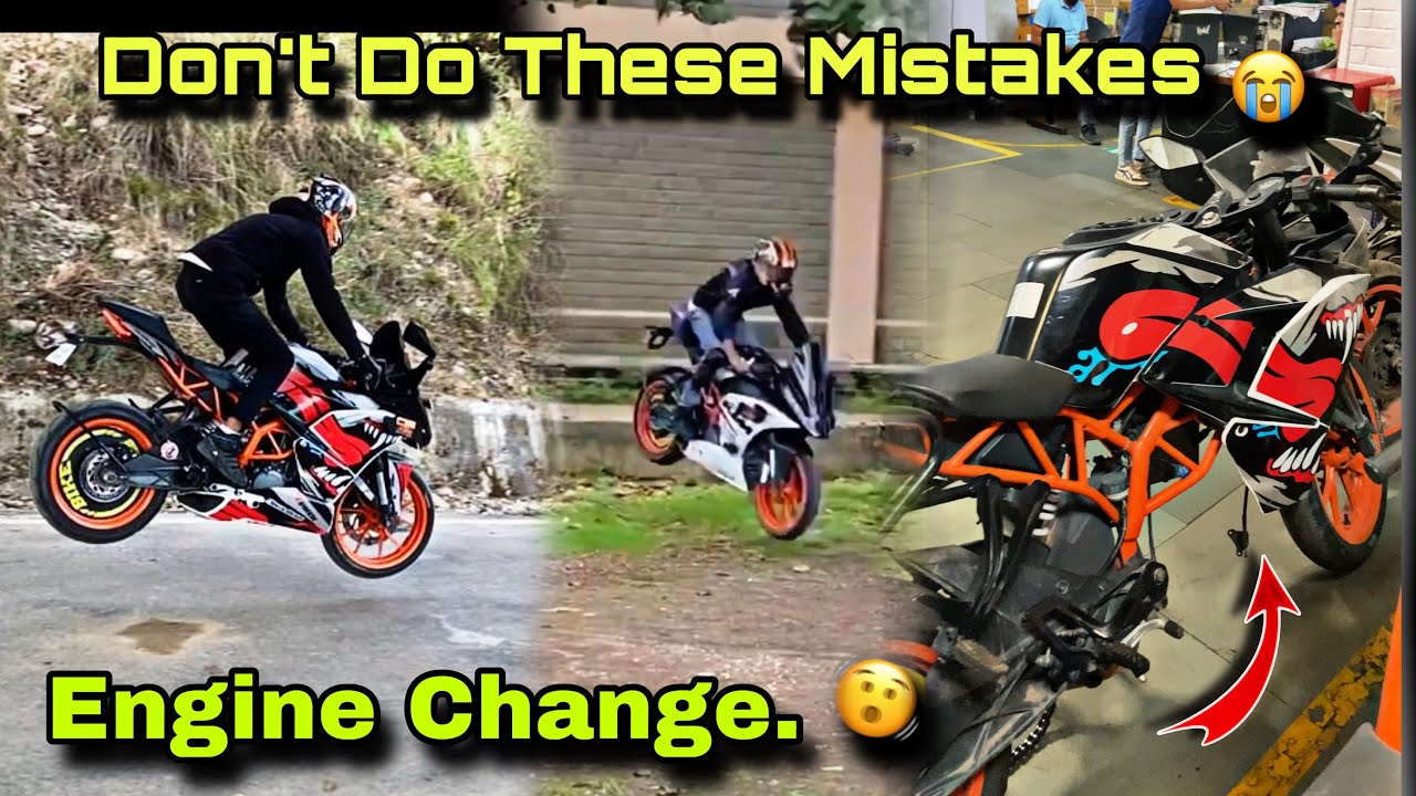 REBUILDING A KTM RC 390 (2016) | ENGINE CHANGE | RESTORATION | ENGINE ...