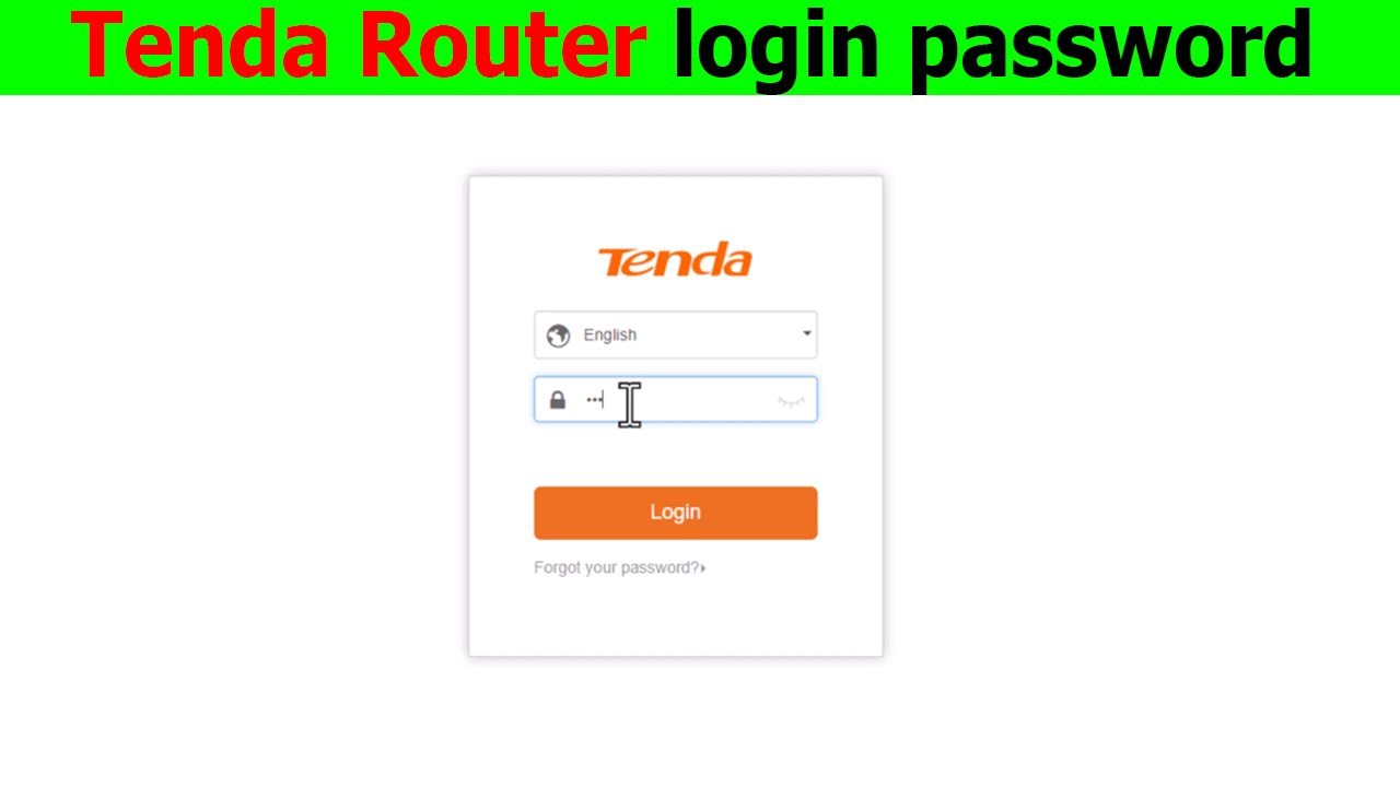 Tenda router ip address login password setup - YouTube