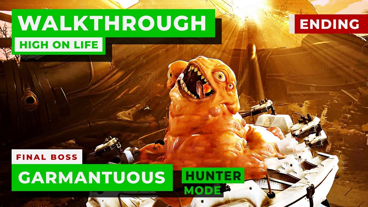 HIGH ON LIFE Walkthrough (Hunter Mode) – GARMANTUOUS (Final Boss) – No ...