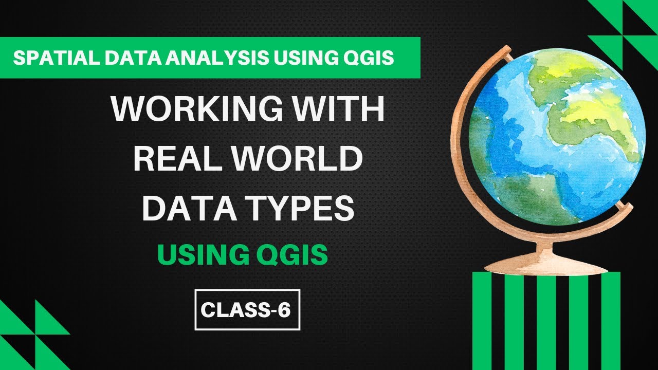 QGIS - Week 3 - Class 6 - Converting Non Spatial to Spatial Data - YouTube