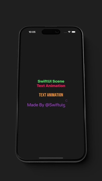 STOP Making This iOS 14 0+ Text Animation Mistake - YouTube