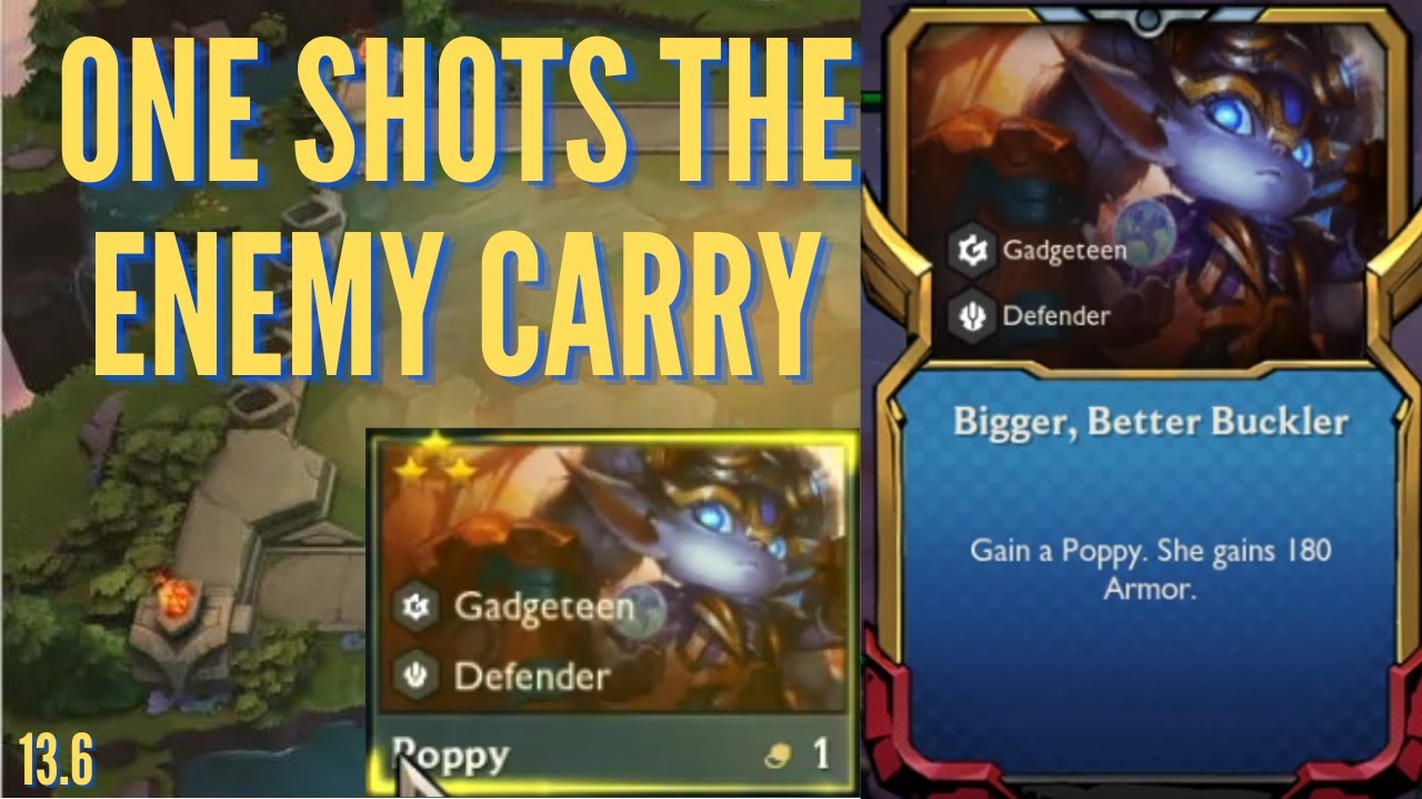 I make Poppy carry with her augment but shes also a mecha prime | tft ...