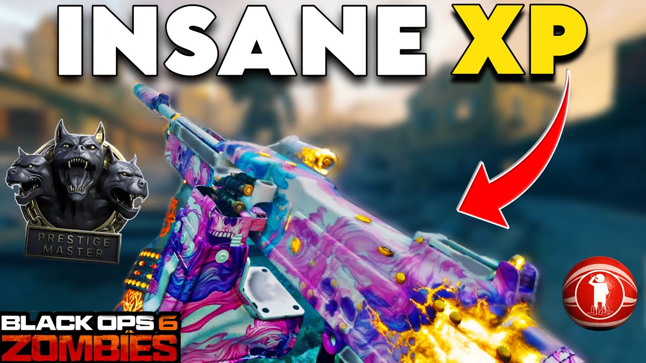 Try This EASY INFINITE XP STRATEGY to PRESTIGE FAST! BO6 ZOMBIES - YouTube